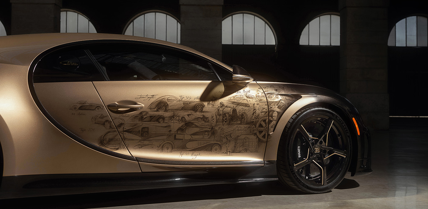 The CHIRON Bugatti Super Sport Golden Era
