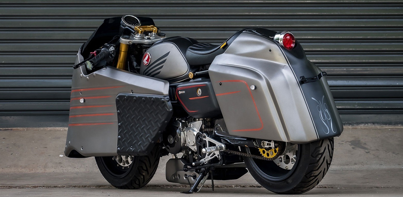 Le Cafe Racer LocoMotif : une Honda Monkey 125 à la sauce steampunk