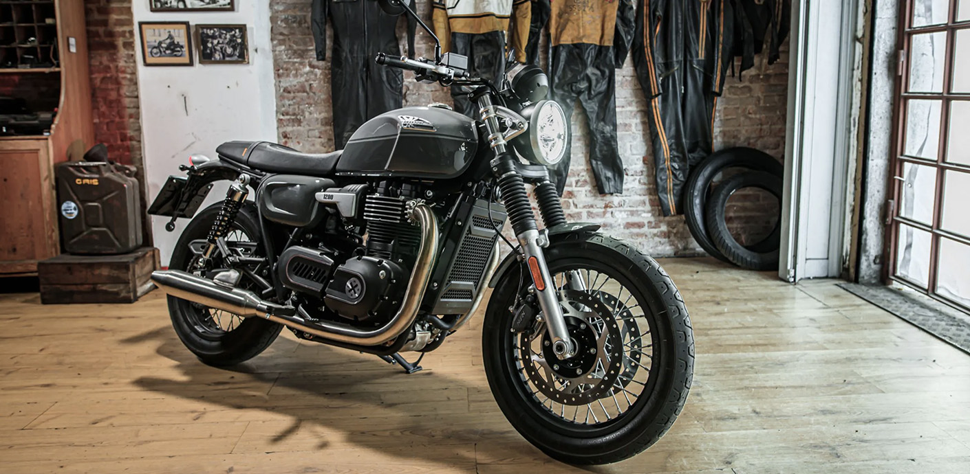 Le Cafe Racer Brixton Cromwell 1200 : concurrente de la Triumph T120