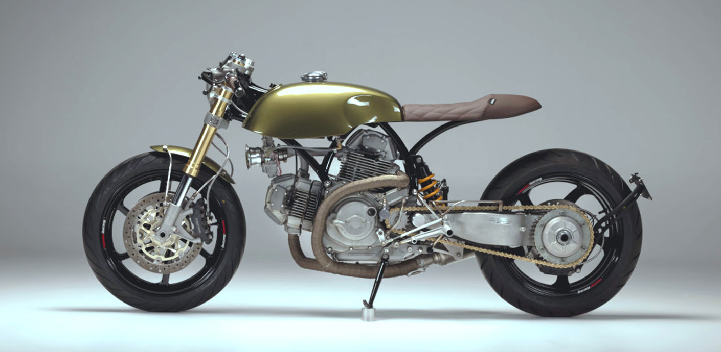 Cafe Racer Honda X Ducati : Ducahonda.