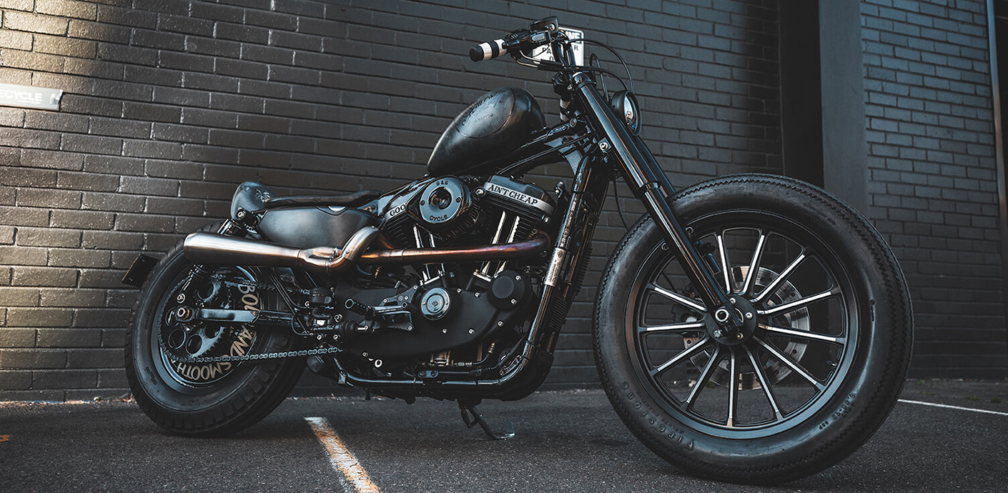 Un Fresco Chopper par Gasoline Motor's X Sailor Jerry