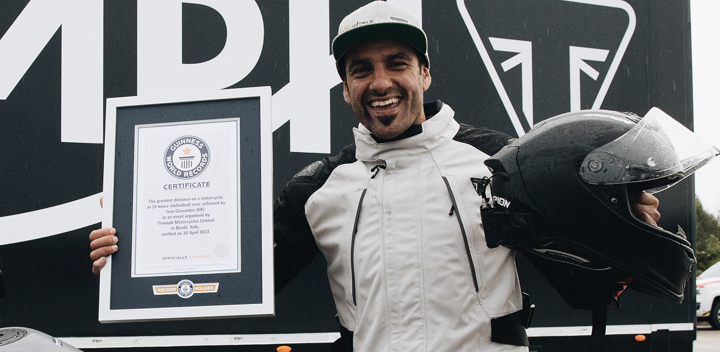 Record du monde moto - Triumph