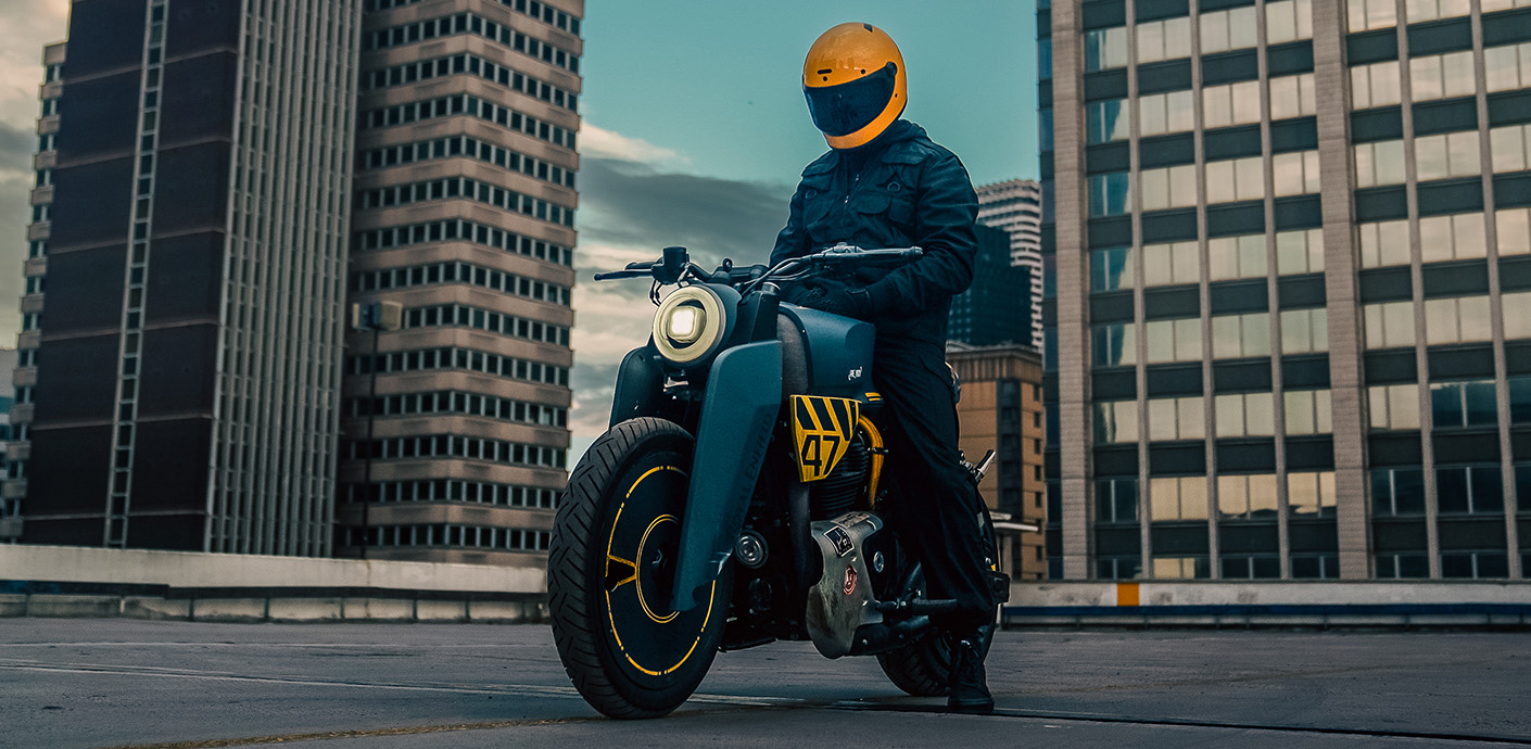 Moto The Kitchen Netflix - Shotgun 650 Custom